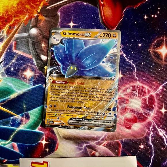 Pokemon | Other | Pokmon Glimmora Ex Card 23197 Obsidian Flames | Poshmark